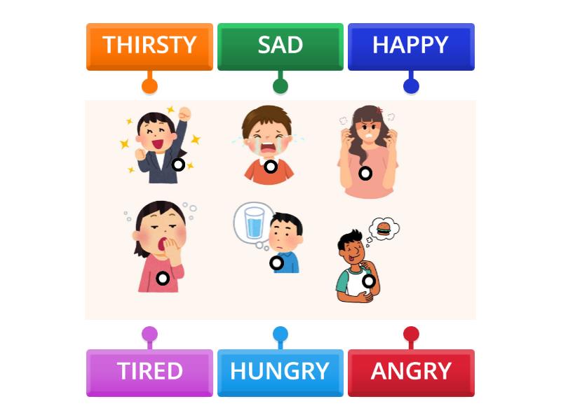 FEELINGS - Labelled diagram