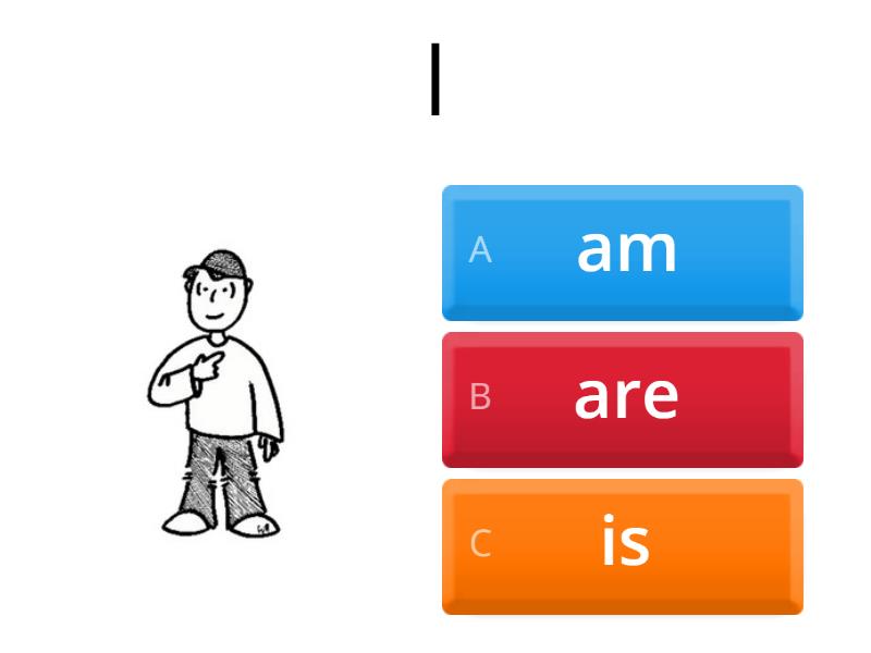 Verb to be- look and choose - Quiz