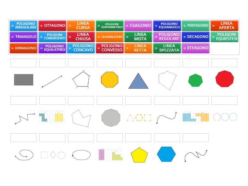 QUIZ POLIGONI - Match up