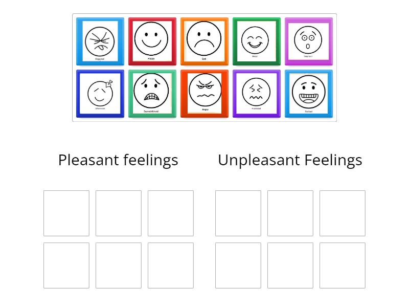 Feelings Sort - Group sort