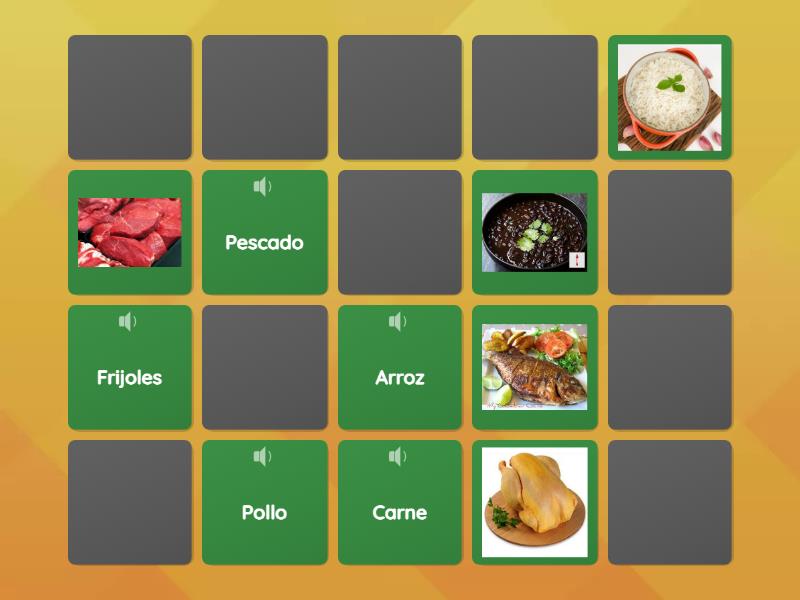 Comida - Matching pairs