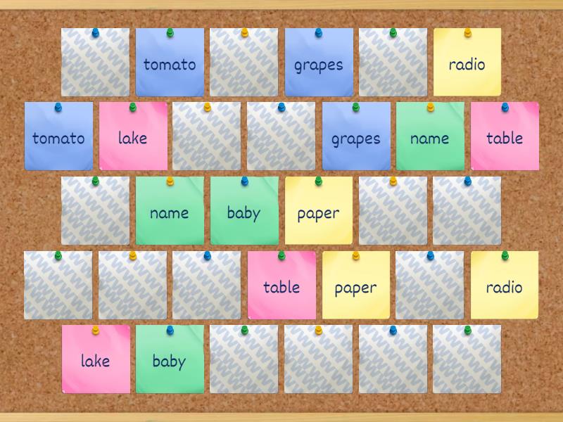 Long a - Matching pairs