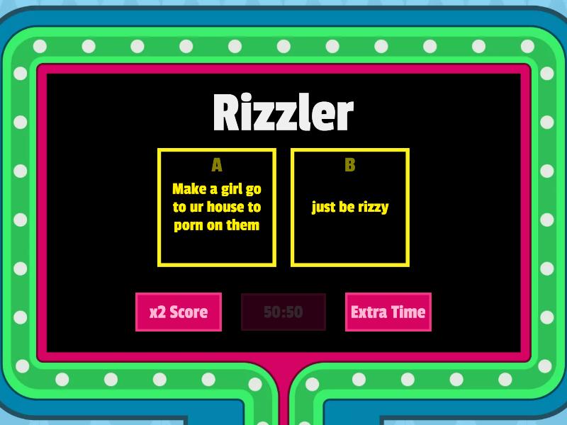 How to Rizz - Gameshow quiz