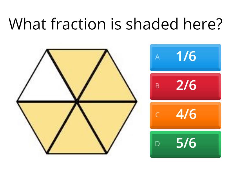 Identifying and Comparing Fractions - Quiz