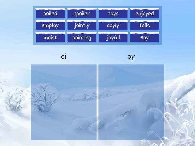 42. oi or oy - Categorize