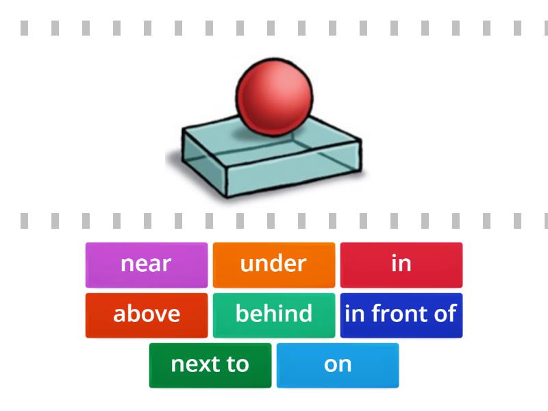 GW A2 Unit 2 - Prepositions of Place - Find the match