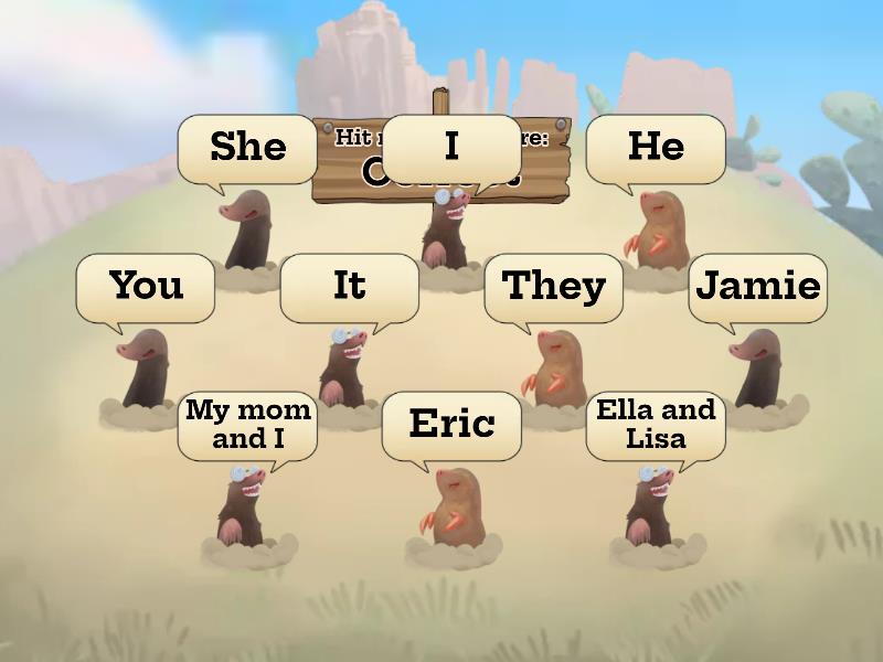 Follow Me 8-L3 ___ has a fever. 3rd person sin - Whack-a-mole