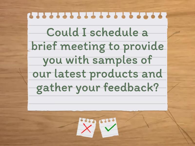 3.- Preguntas para agendar una reunión - Flash cards