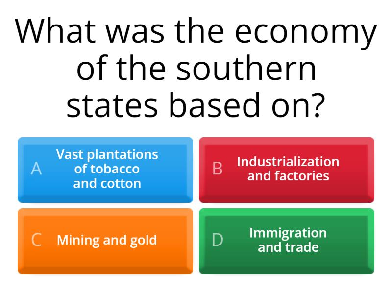 The Civil War - Quiz