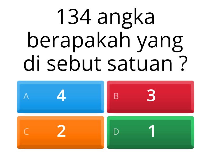 materi bilangan - Quiz