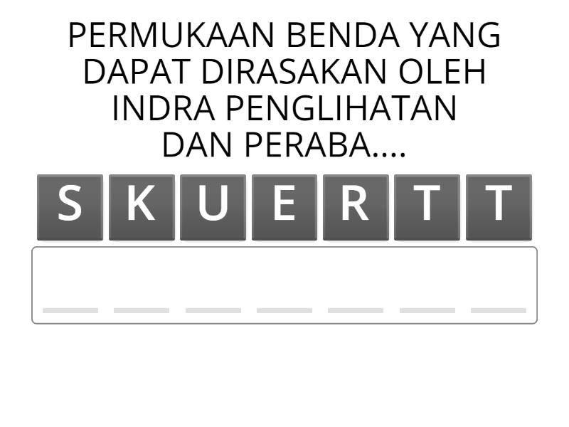 GAMES SENI KELAS 4 - Anagrama