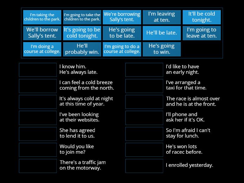 Future Forms B2 - Match up