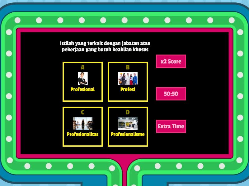 Kuis Profesi - Gameshow quiz
