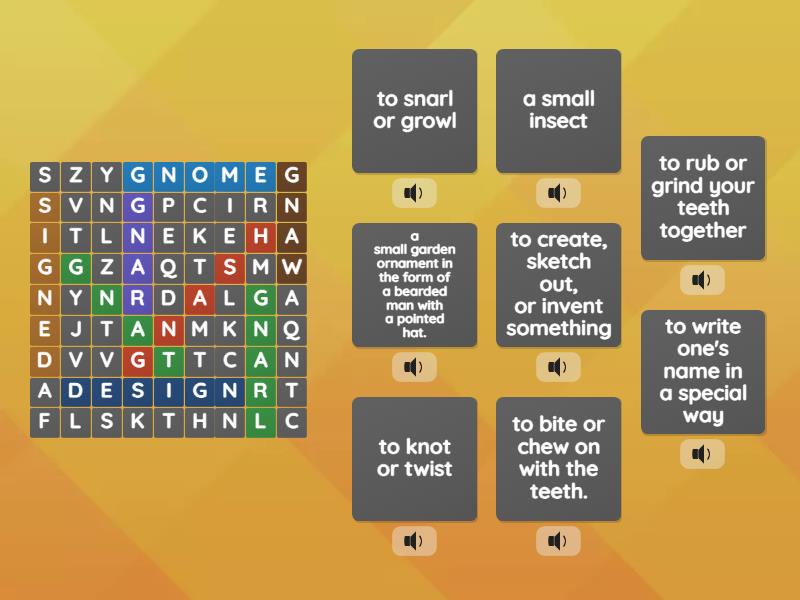 gn Word Search - Sopa de letras