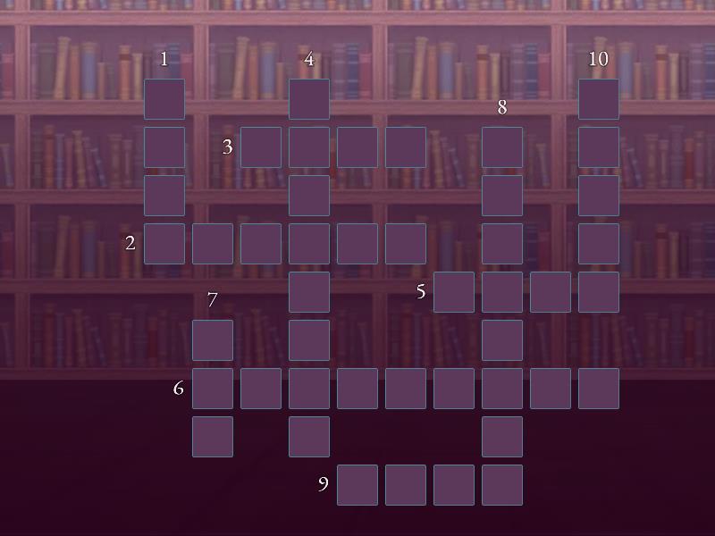 vocabulary Mr. forgettable - Crossword