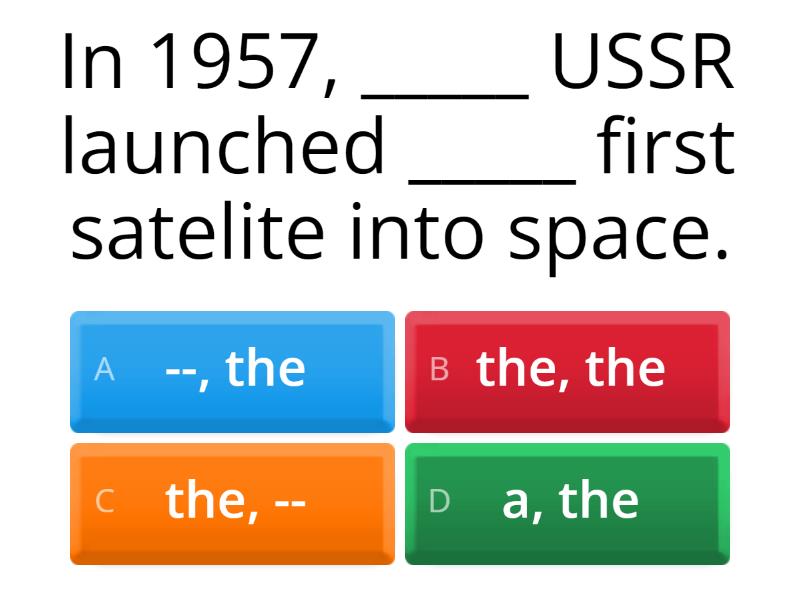 The Space Race - Quiz