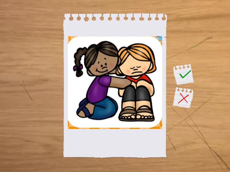 ACCIONES BUENAS Y MALAS - Flash cards