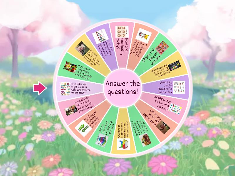 WHEEL OF QUESTIONS! - Spin the wheel
