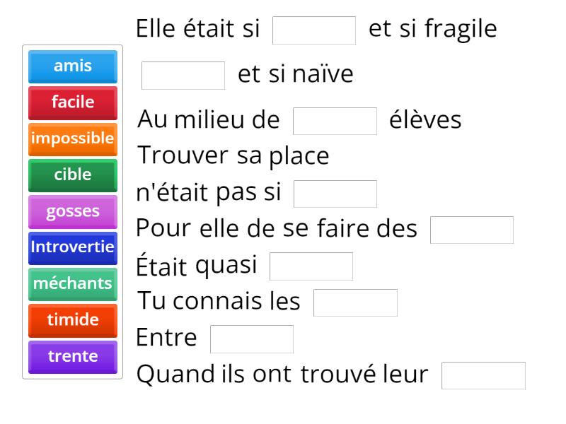 Soprano - Fragile - Lyrics Listening Gap-Fill - Complete the sentence
