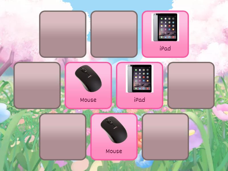 Computers Game - Matching pairs