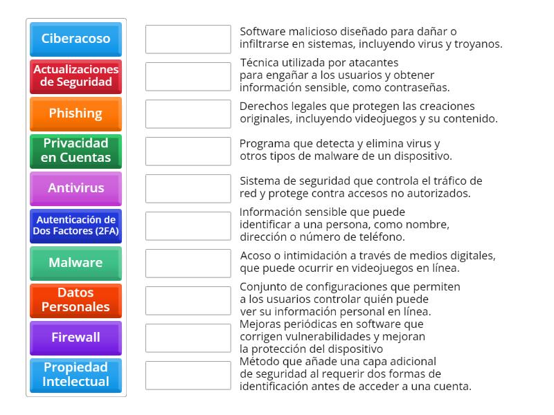 Herramientas y Estrategias de Protección Digital - Match up