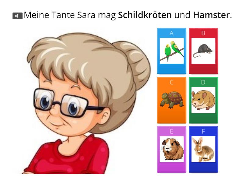 Welche Tiere magst du? - Quiz