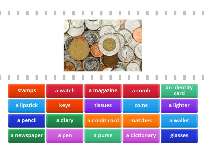 Common objects - Find the match