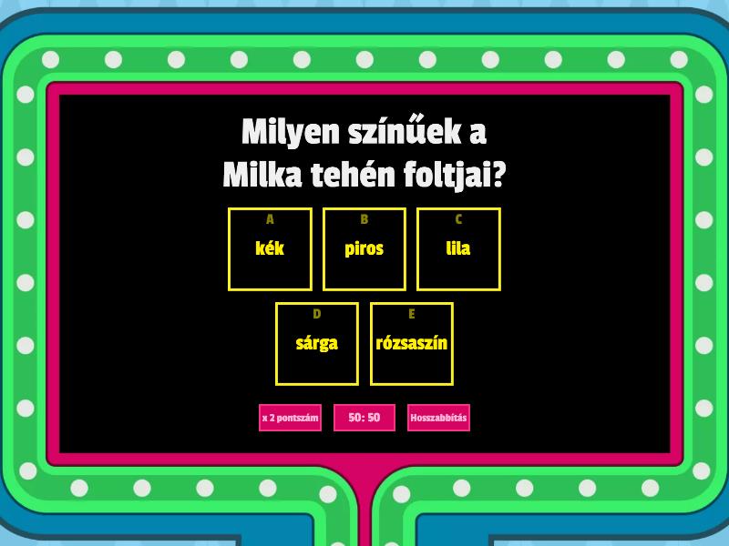 Milka csoki - Gameshow quiz