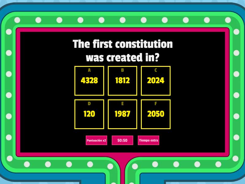 19th century questions - Concurso de preguntas