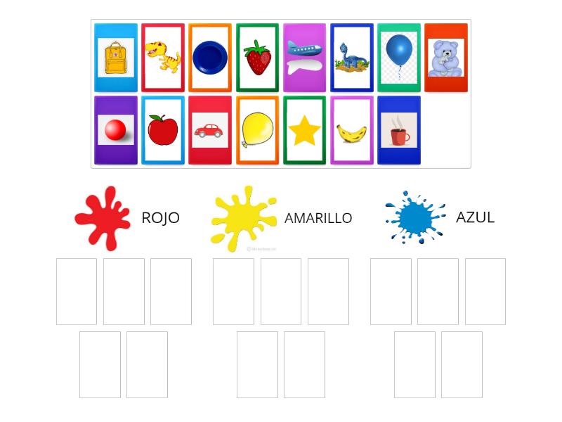 Clasificación por color - Ordenar por grupo