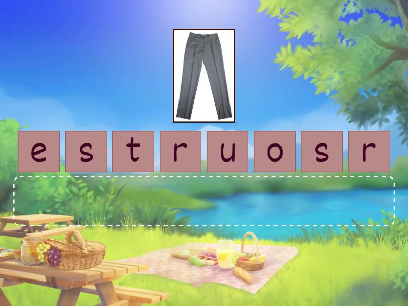 STARTERS_CLOTHES - Anagram
