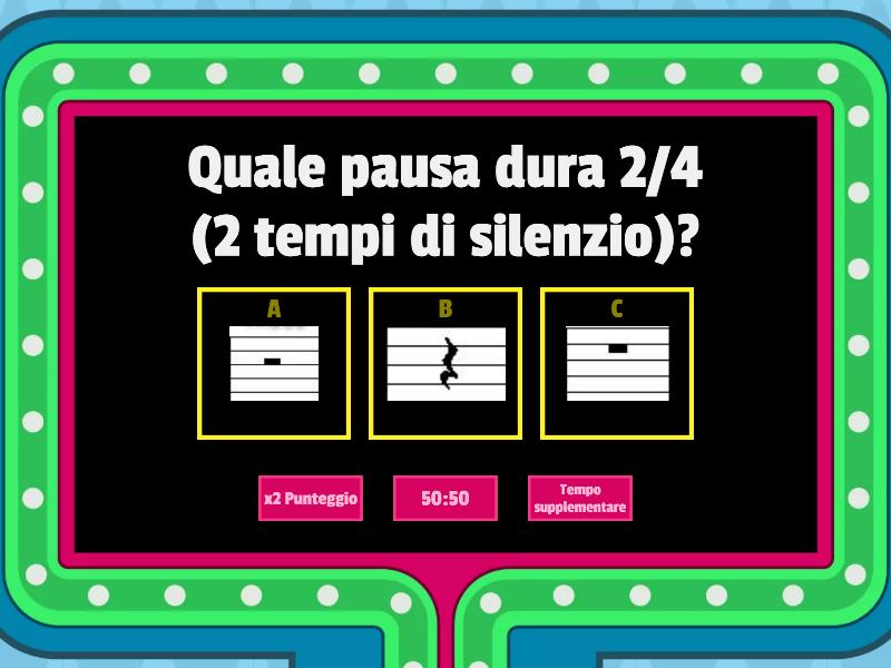 PAUSE MUSICALI - Gameshow quiz