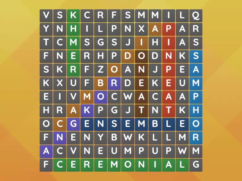 Find Me (Music of Cambodia Edition) - Wordsearch