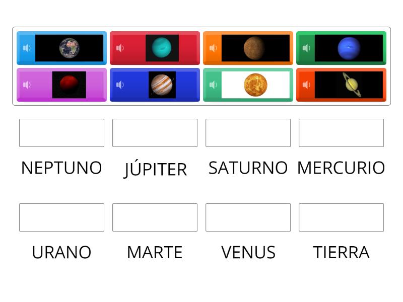 SISTEMA SOLAR - Match up