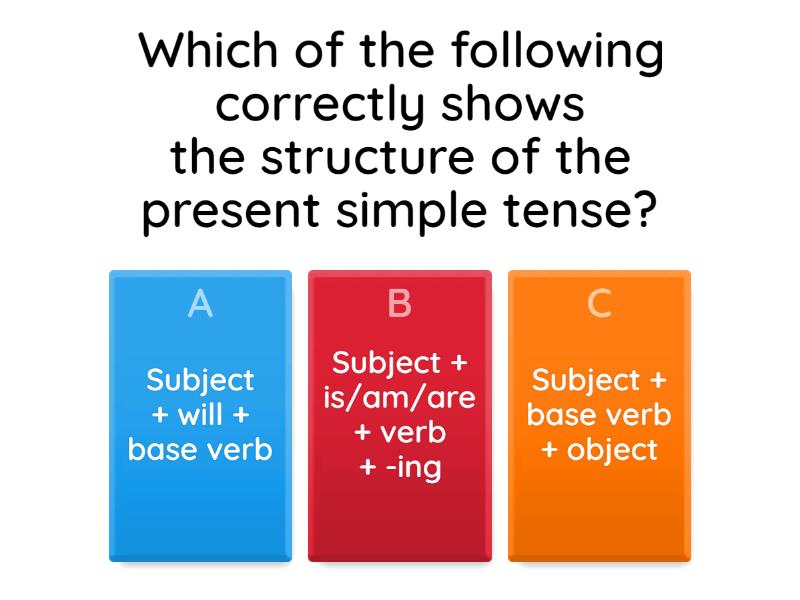 Present Simple Grade 7 - Quiz