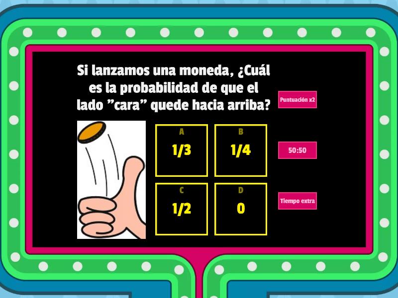 Ejercicios de probabilidad - Game show de TV