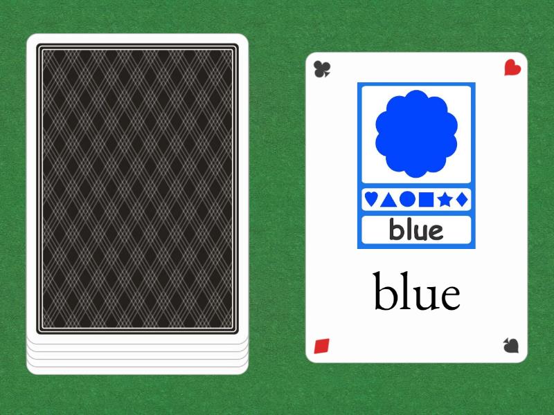 Color flashcard drill - Speaking cards