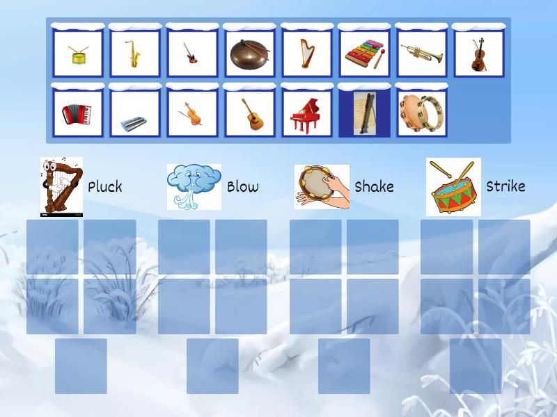 Musical instrument - Group sort