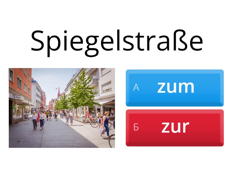 Präposition zu+Dativ. Lektion 12. Beste Freunde A1.2 - Quiz