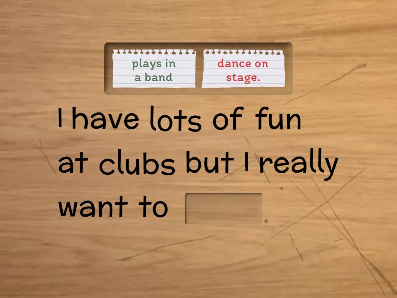 Music phrases 2 - Complete the sentence