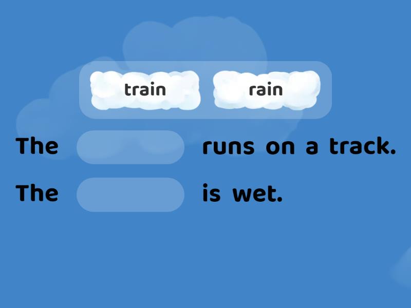 ai vowel team - in sentences - Completa la oración