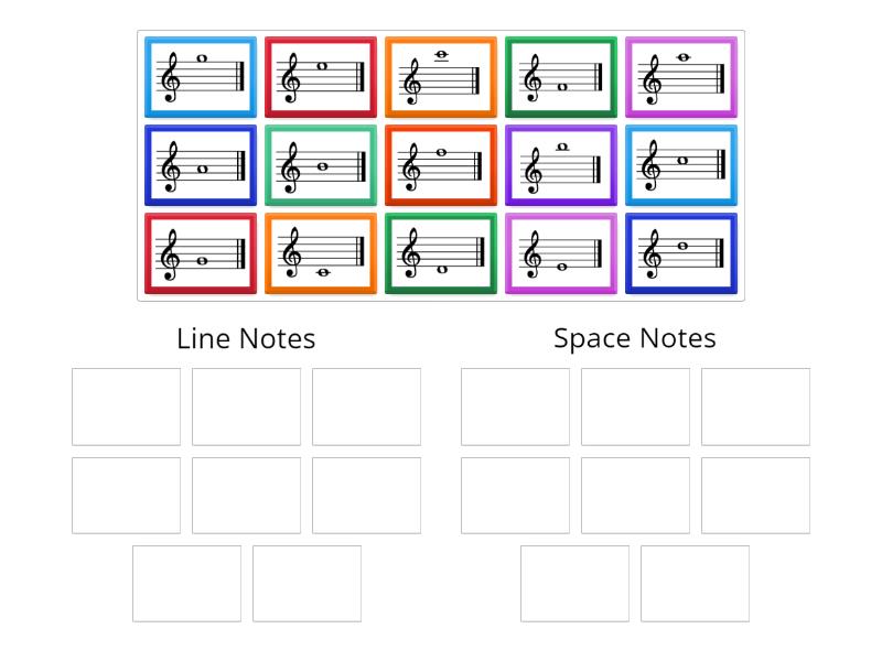 Lines and Spaces - Flute - Group sort