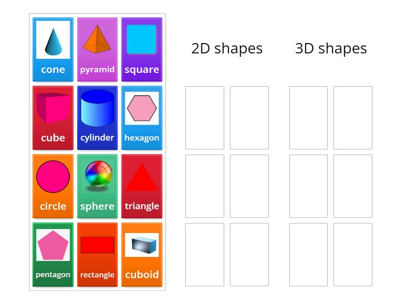 G2_ Math_2D and 3D shapes - Group sort