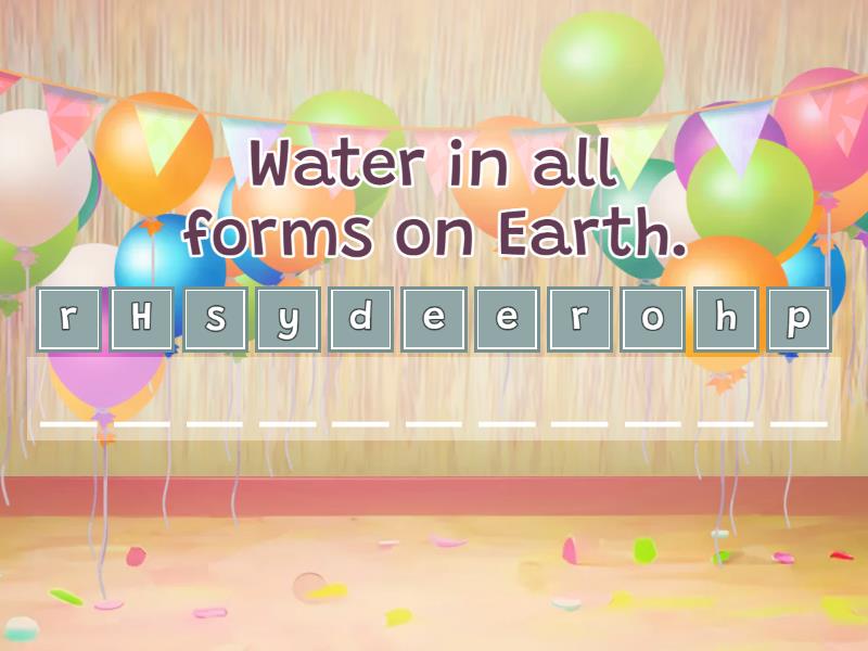 II.- Vocabulary Words 5th Grade - Anagrama