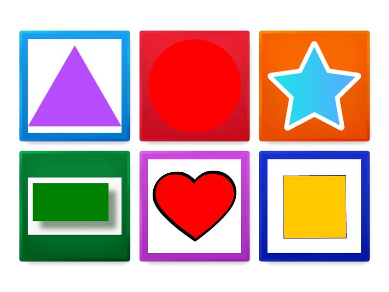 shapes - Fichas giratorias