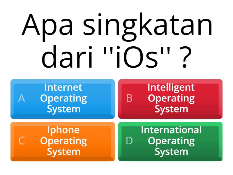 terkait iOs - Quiz