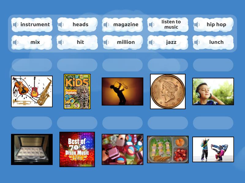 English Plus Starter Unit 5 wordlist - Match up