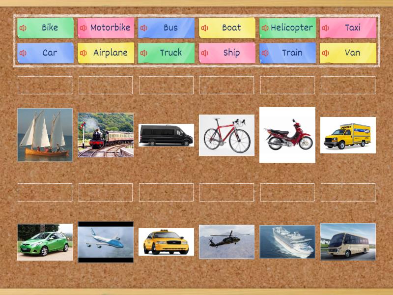 Transportation - Match up