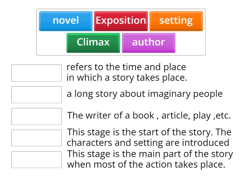 stages of the plot - Match up