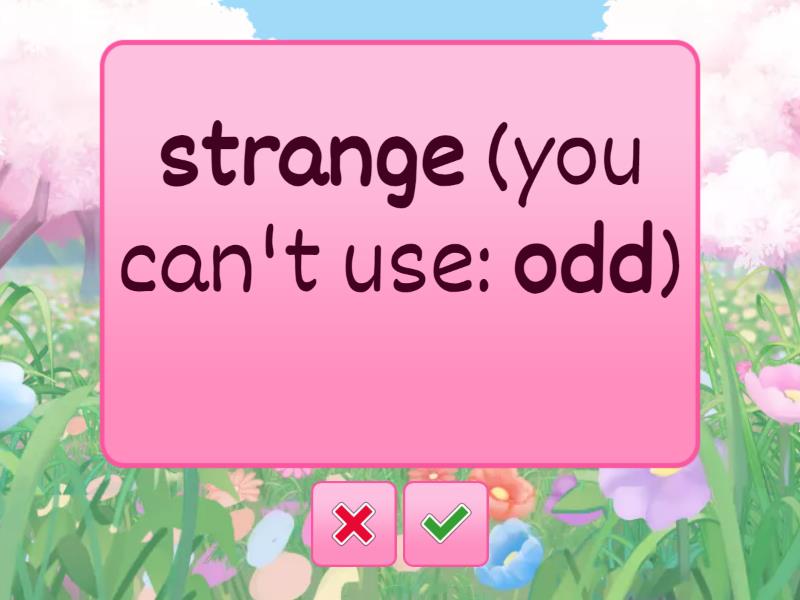 Think 3 unit 9 taboo vocabulary Student B - Flash cards